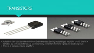 Basic Electronic and components. | PPT