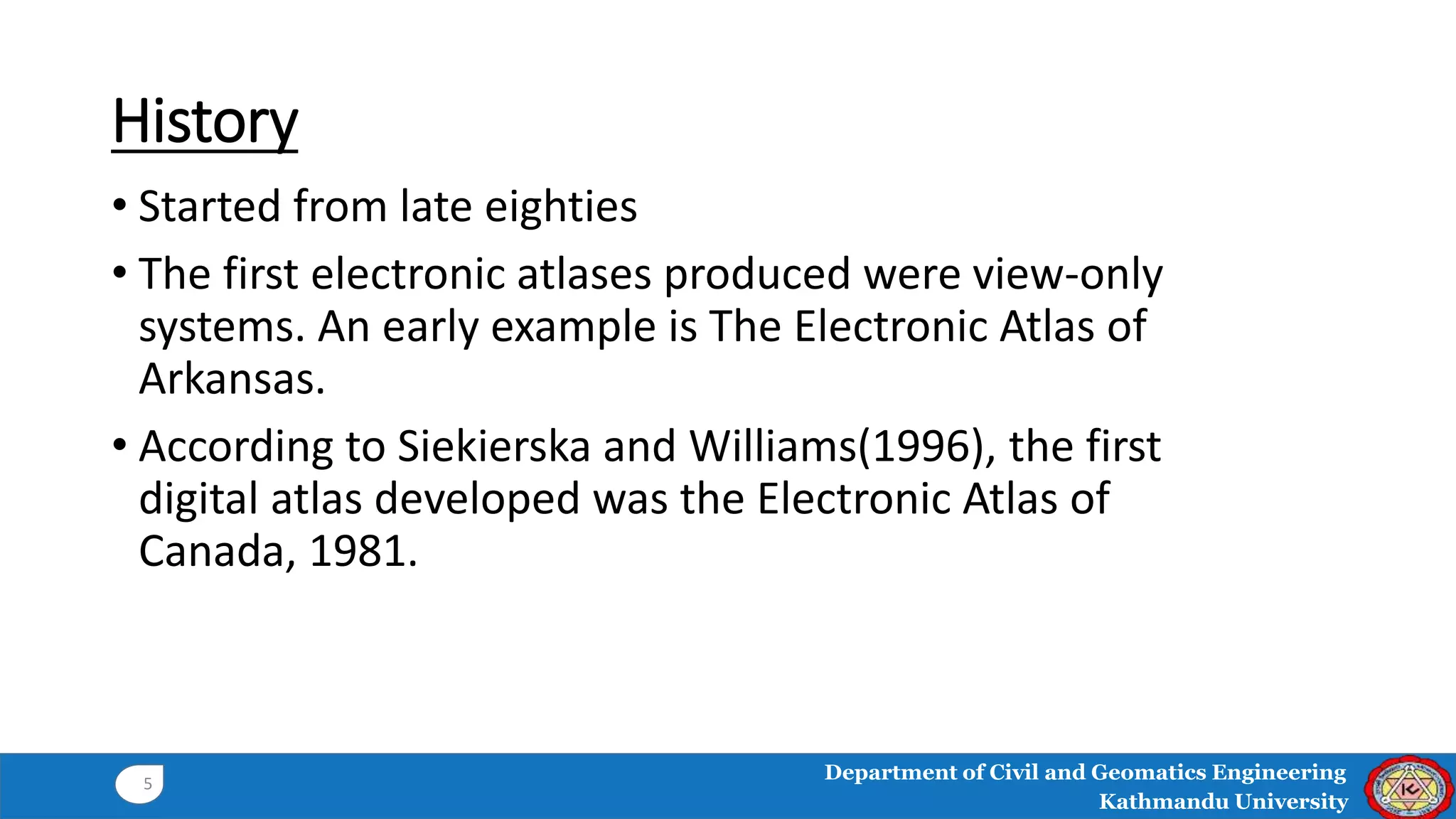 Electronic Atlas and its Types | PPTX