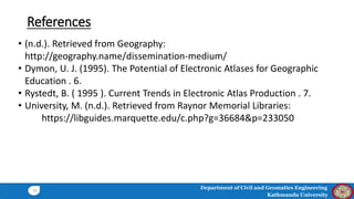 Electronic Atlas and its Types | PPTX