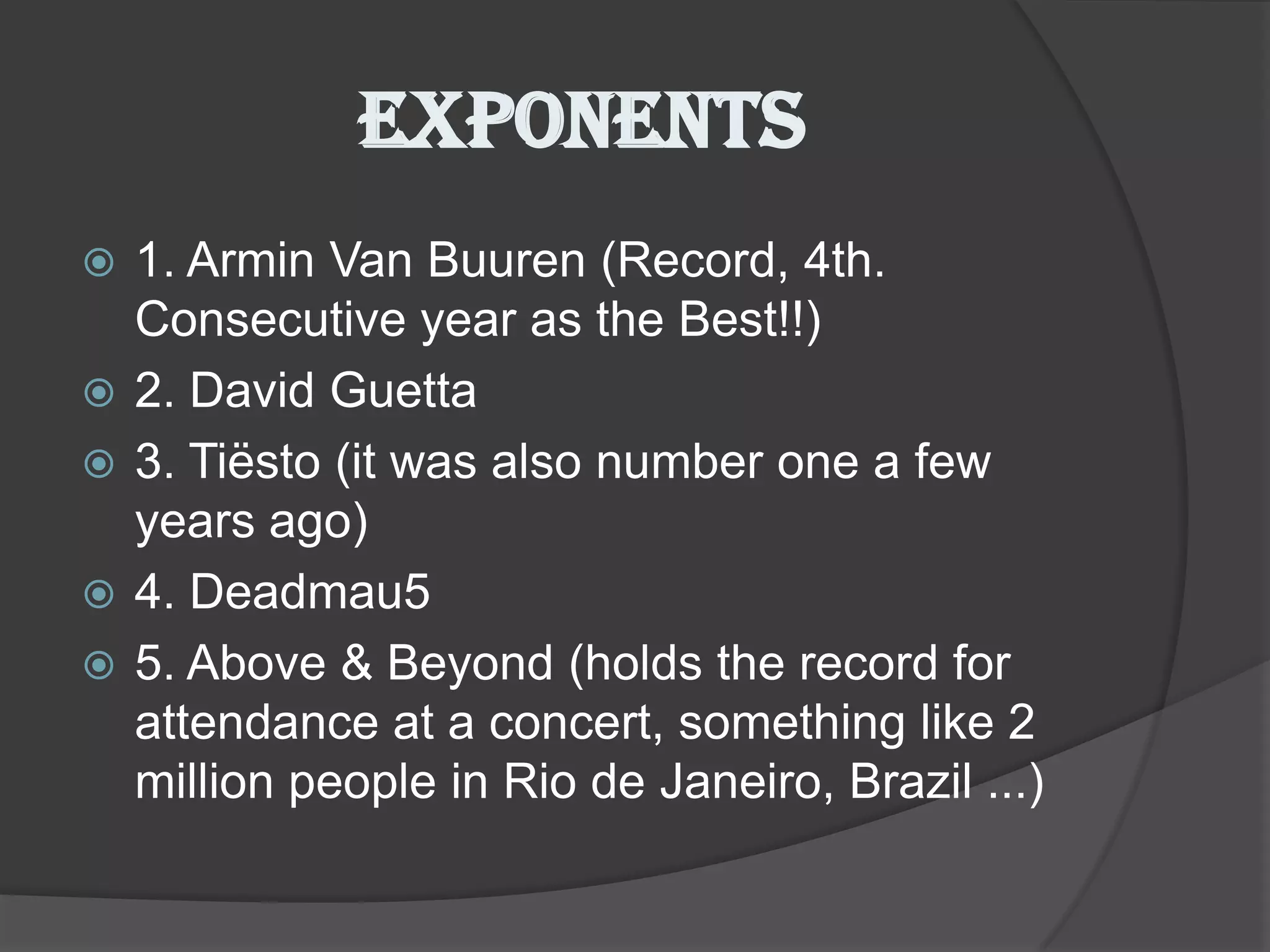 electronic music | PPTX