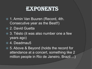 electronic music | PPTX