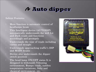 Electronic auto dipper , | PPT