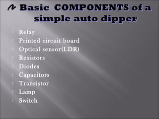 Electronic auto dipper , | PPT