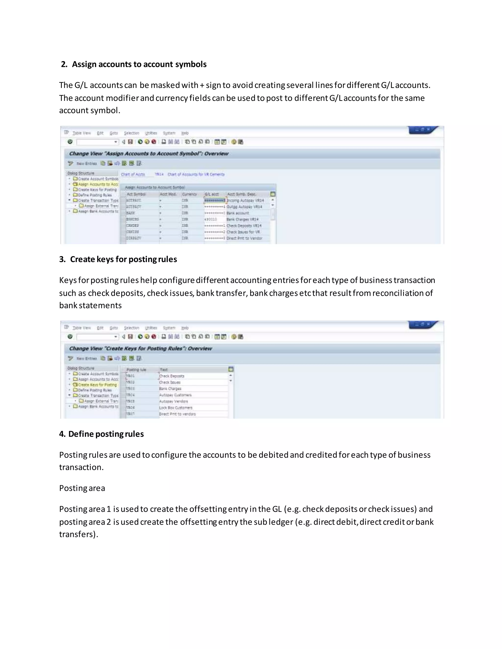 Electronic bank statement in SAP FI | DOCX