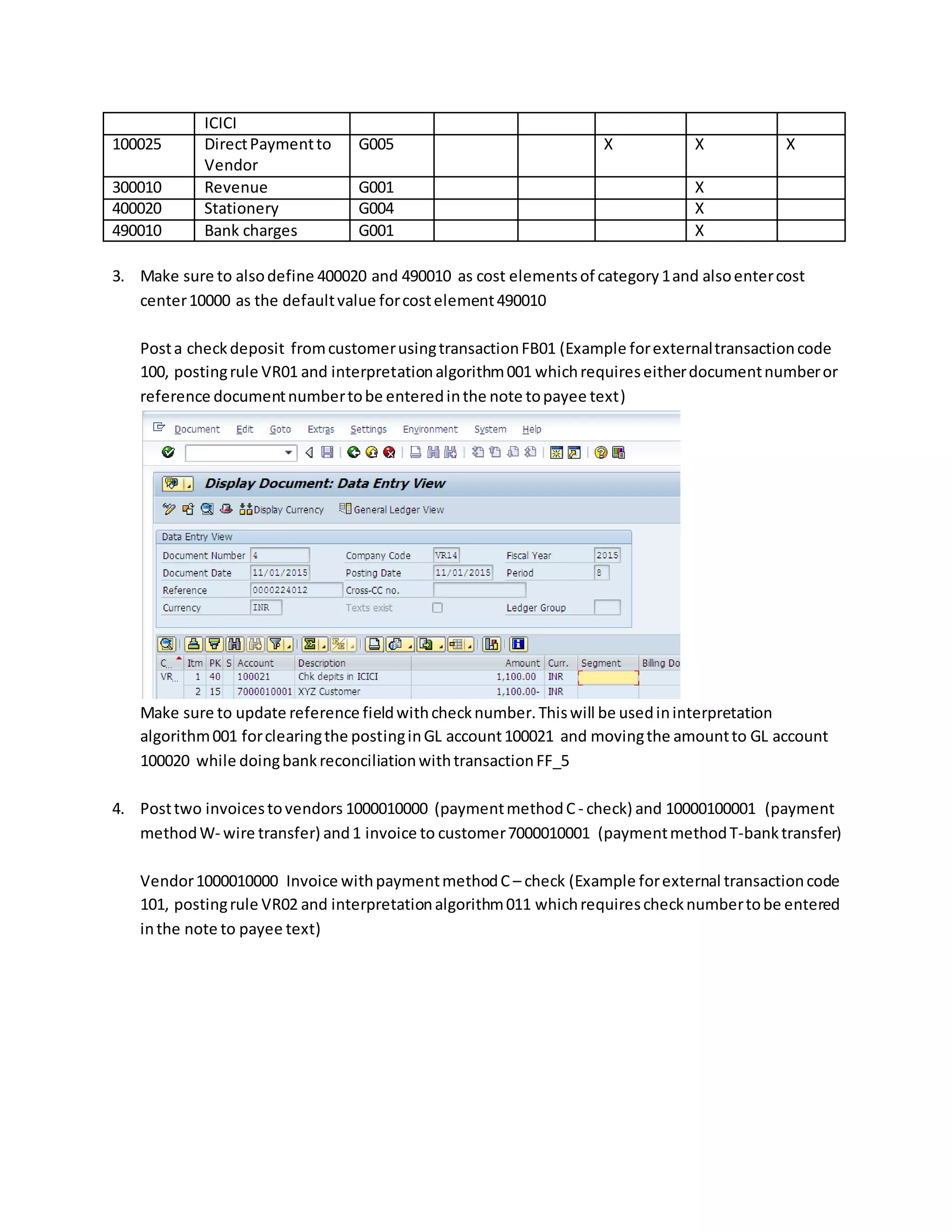 Electronic bank statement in SAP FI | DOCX