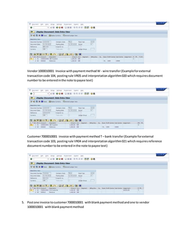 Electronic bank statement in SAP FI | DOCX