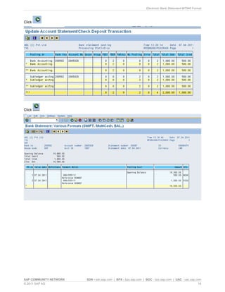 Electronic bank statement mt940 format | PDF