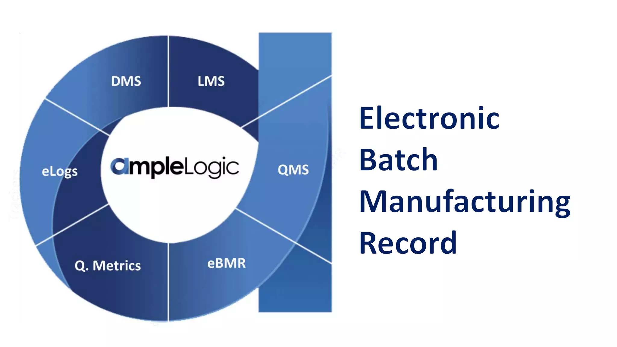 Electronic batch manufacturing record | PPTX