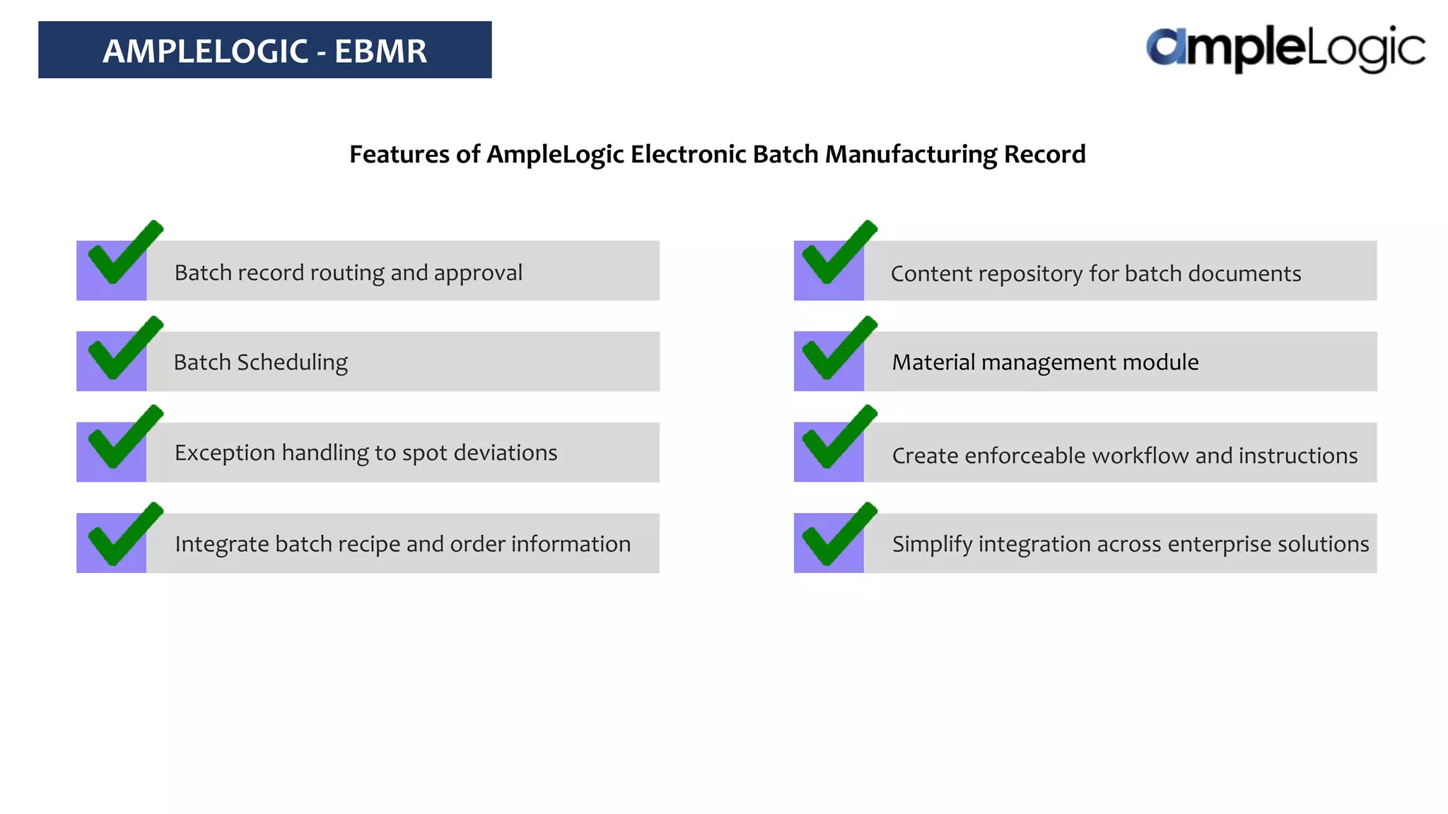 Electronic batch manufacturing record | PPTX