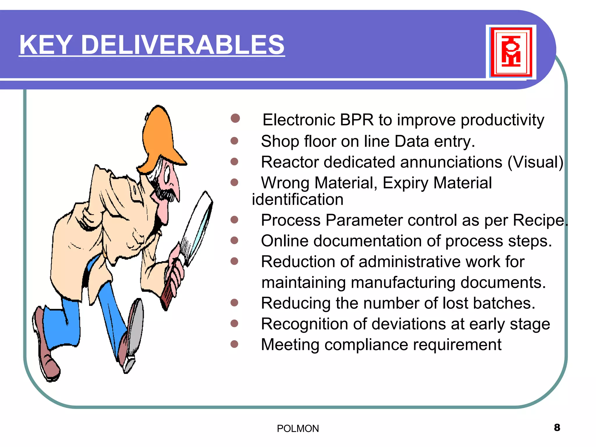 'Electronic Batch Process recording system | PPT | Computing | Technology & Computing