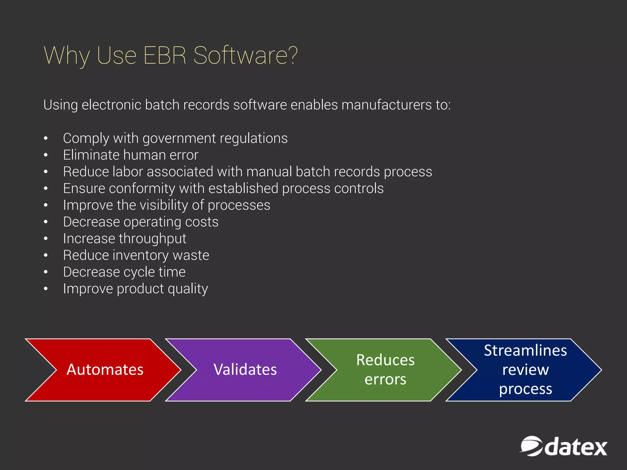 Basics of EBR: What Are Electronic Batch Records? | PDF