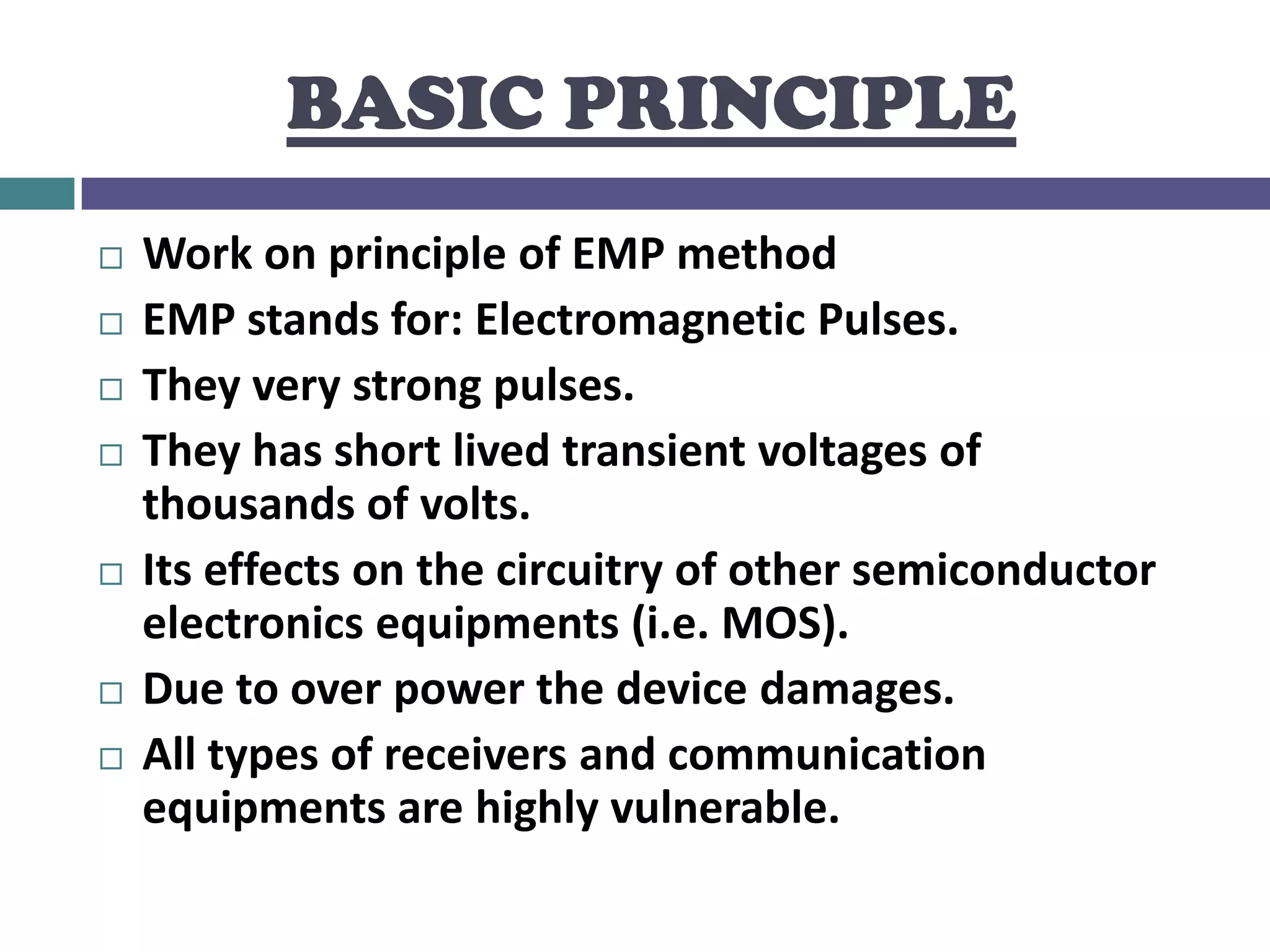 Electronic bomb | PPTX