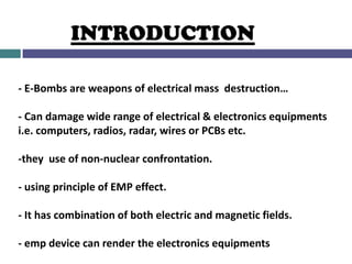 Electronic bomb | PPTX