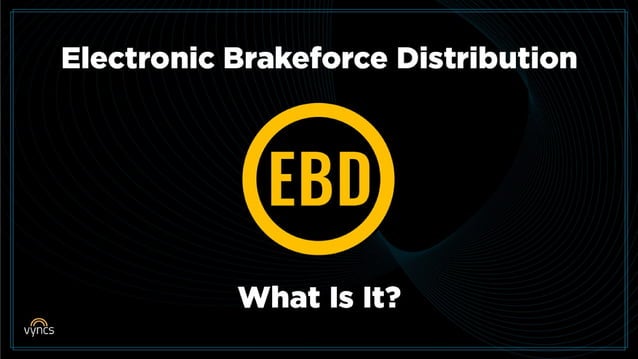Electronic Brakeforce Distribution - What Is It? | PPT