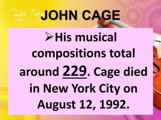 Electronic & chance music | PPTX