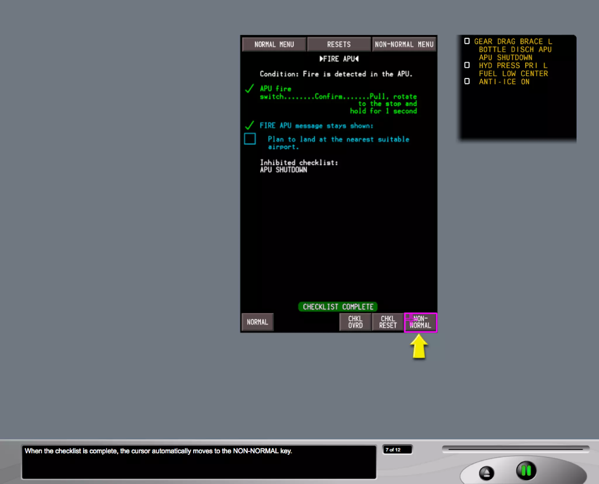 B787 Electronic Checklist | PDF