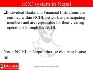 Electronic cheque clearing | PPTX