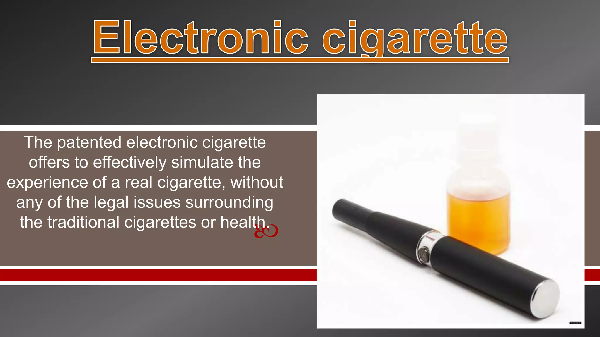 Electronic cigarette | PPTX