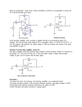 Electronic circuit design lab manual | DOCX