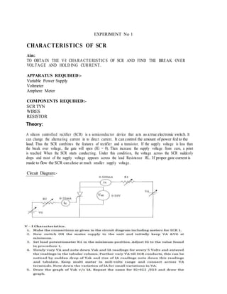 Electronic circuit design lab manual | PDF