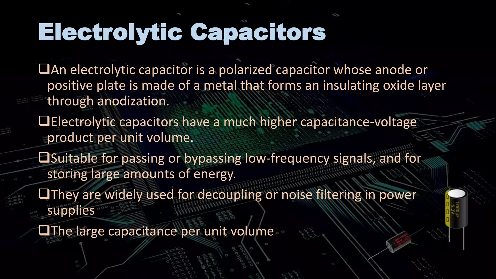 Types of Capacitors | PPTX