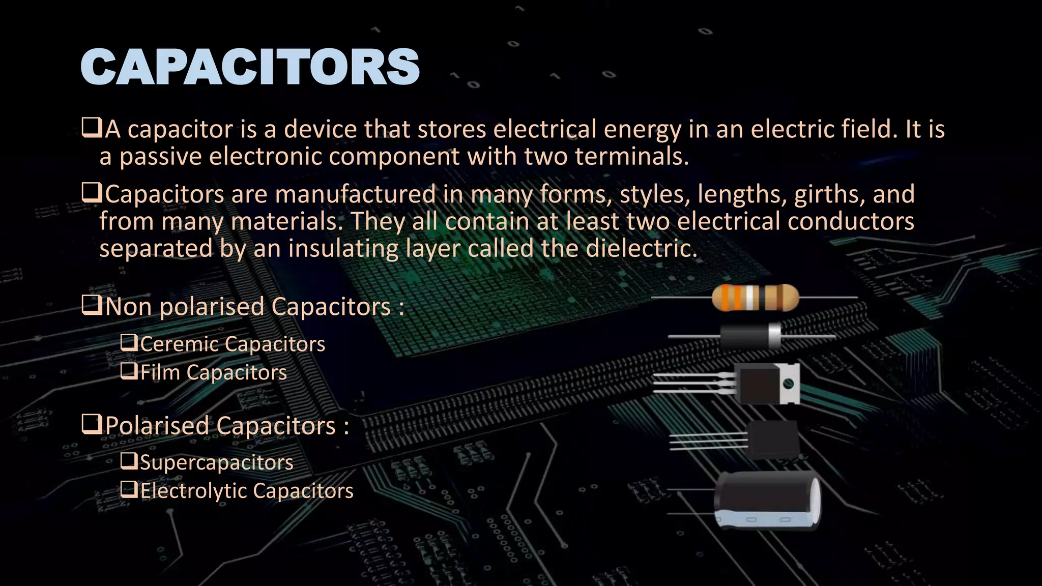 Types of Capacitors | PPTX