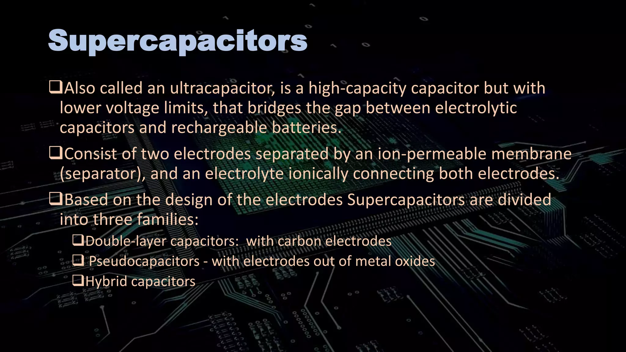 Types of Capacitors | PPTX | Chemistry | Science