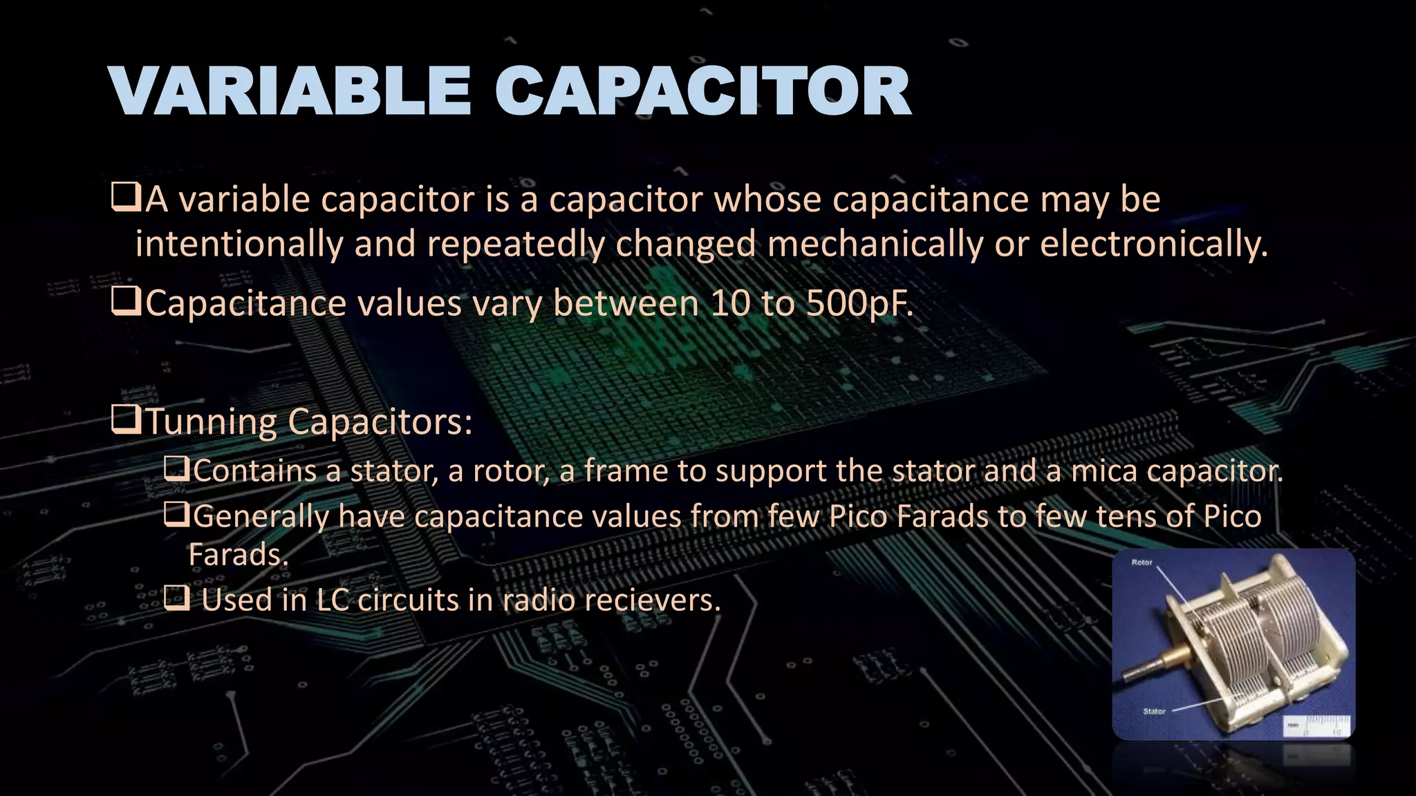 Types of Capacitors | PPTX