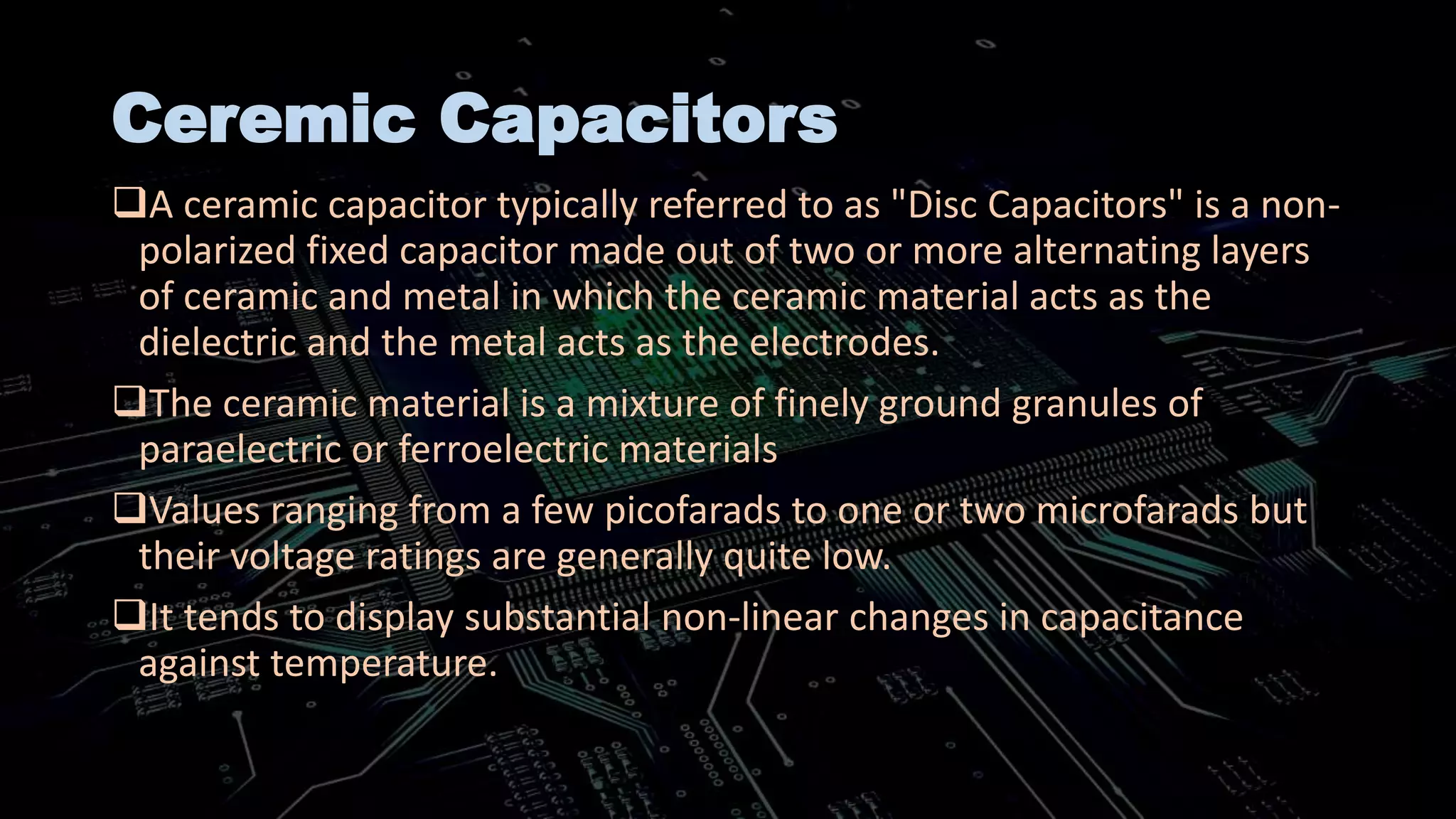 Types of Capacitors | PPTX
