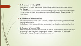 Electronic commerce | PPT