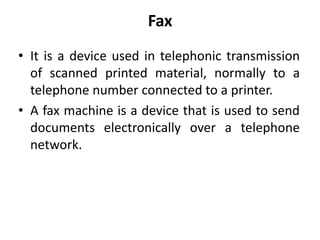 Electronic communication | PPTX