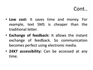 Electronic communication | PPTX