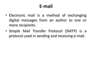 Electronic communication | PPTX