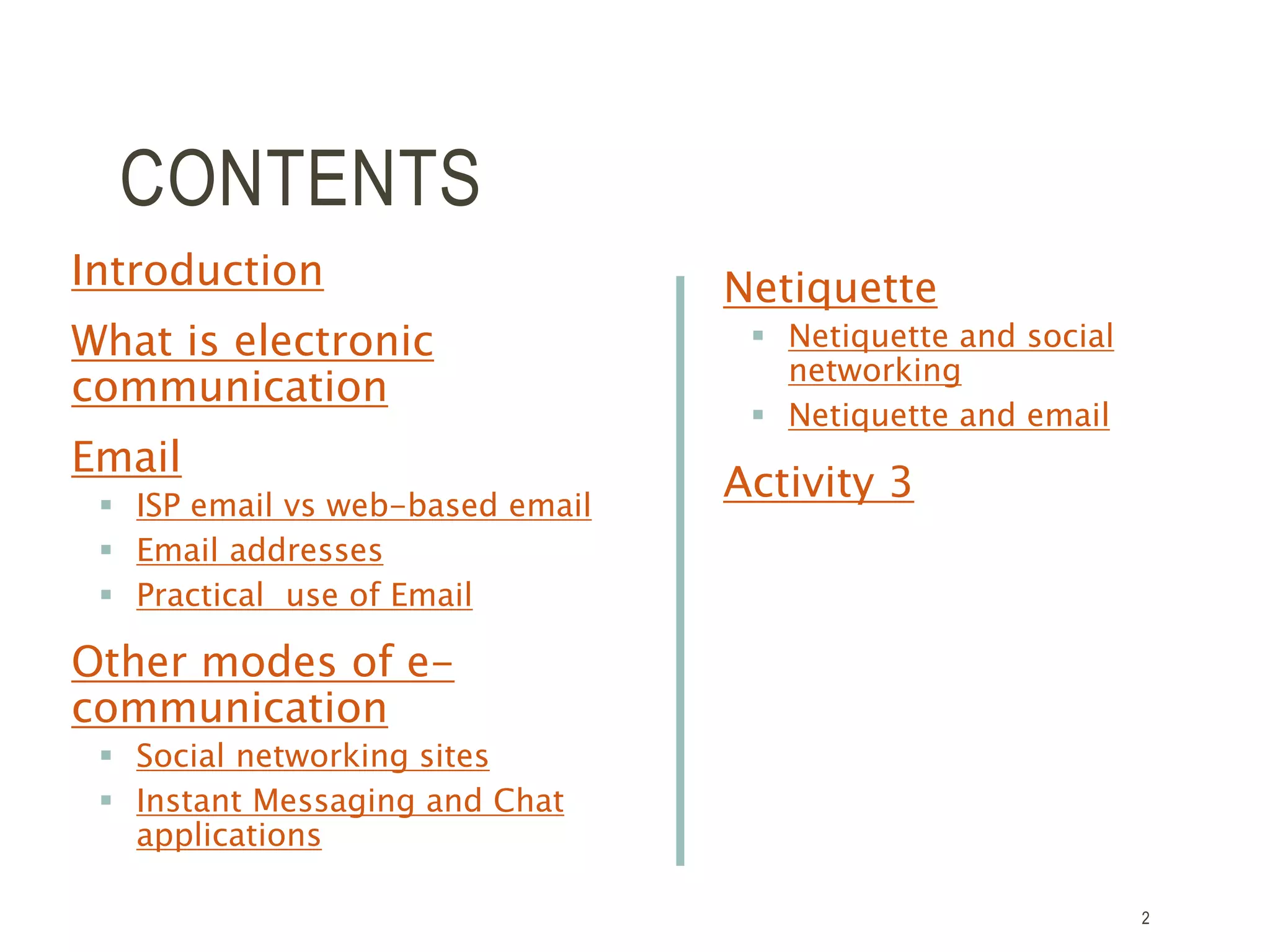 Electronic communication grade 10 cat | PPTX