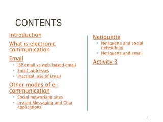 Electronic communication grade 10 cat | PPTX