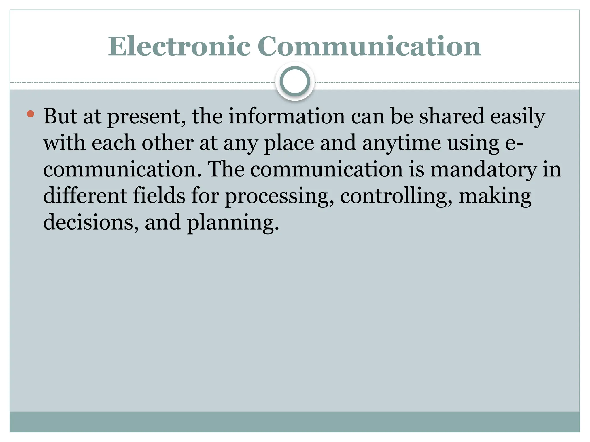 ELECTRONIC COMMUNICATION & TYPES OF IT.pptx