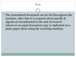 ELECTRONIC COMMUNICATION & TYPES OF IT.pptx