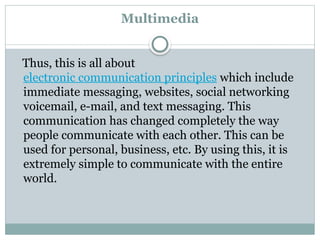 ELECTRONIC COMMUNICATION & TYPES OF IT.pptx