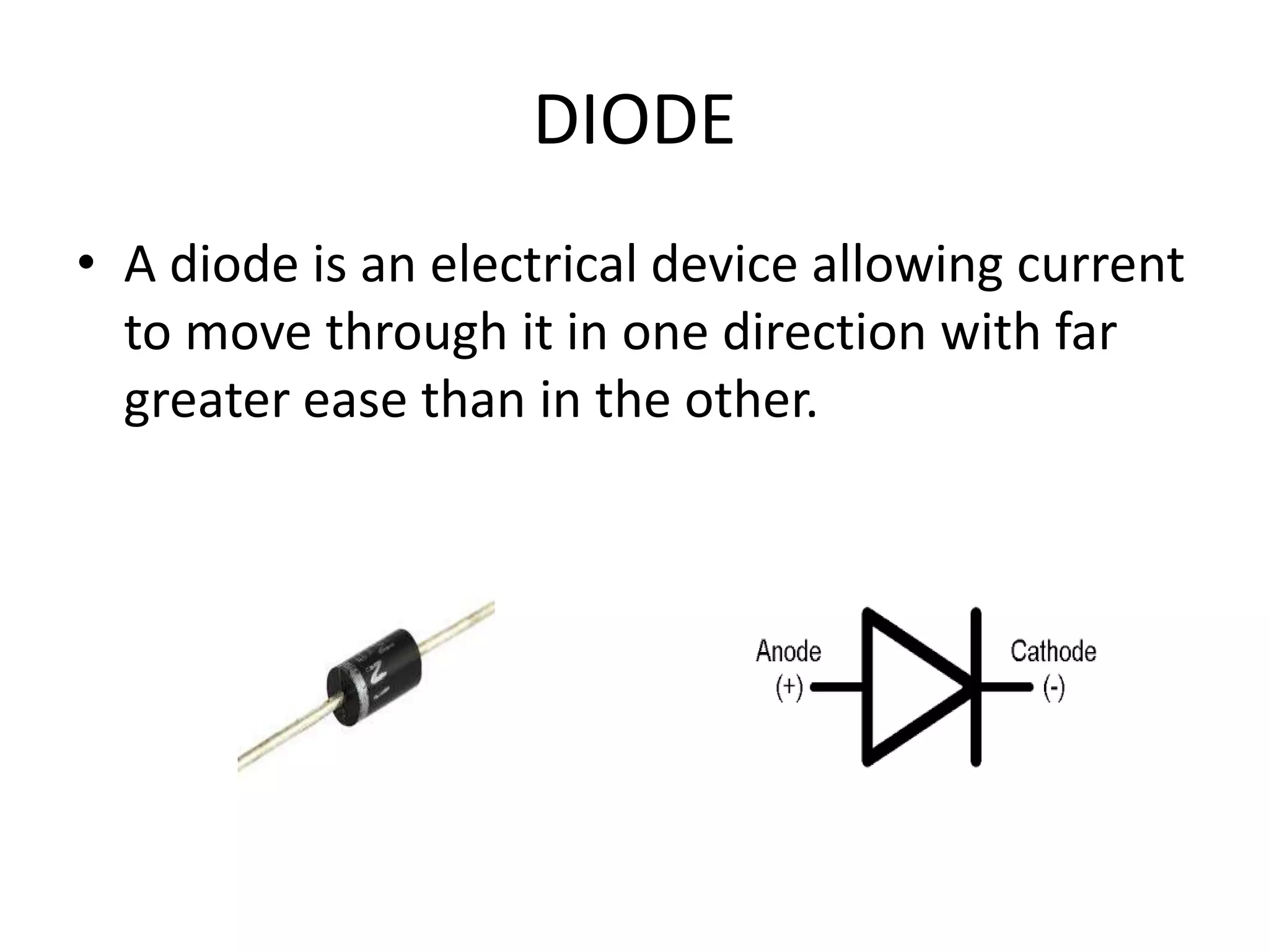 Electronic components ppt | PPTX