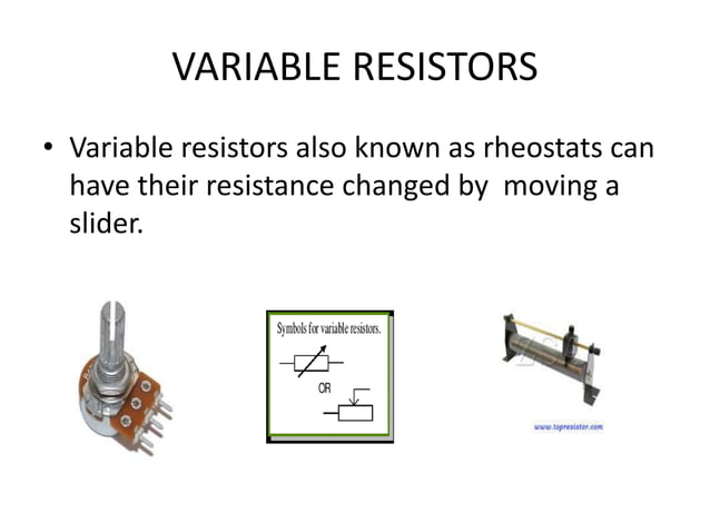 Electronic components ppt | PPTX | Physics | Science