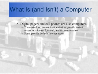 Electronic computer classification | PPT