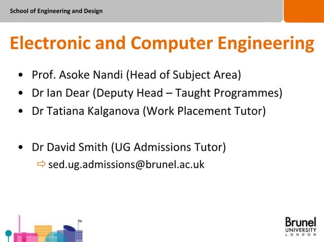 Course Presentation: Electronic & Computer Engineering | PPT