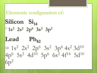 Electron Configuration For Silicon