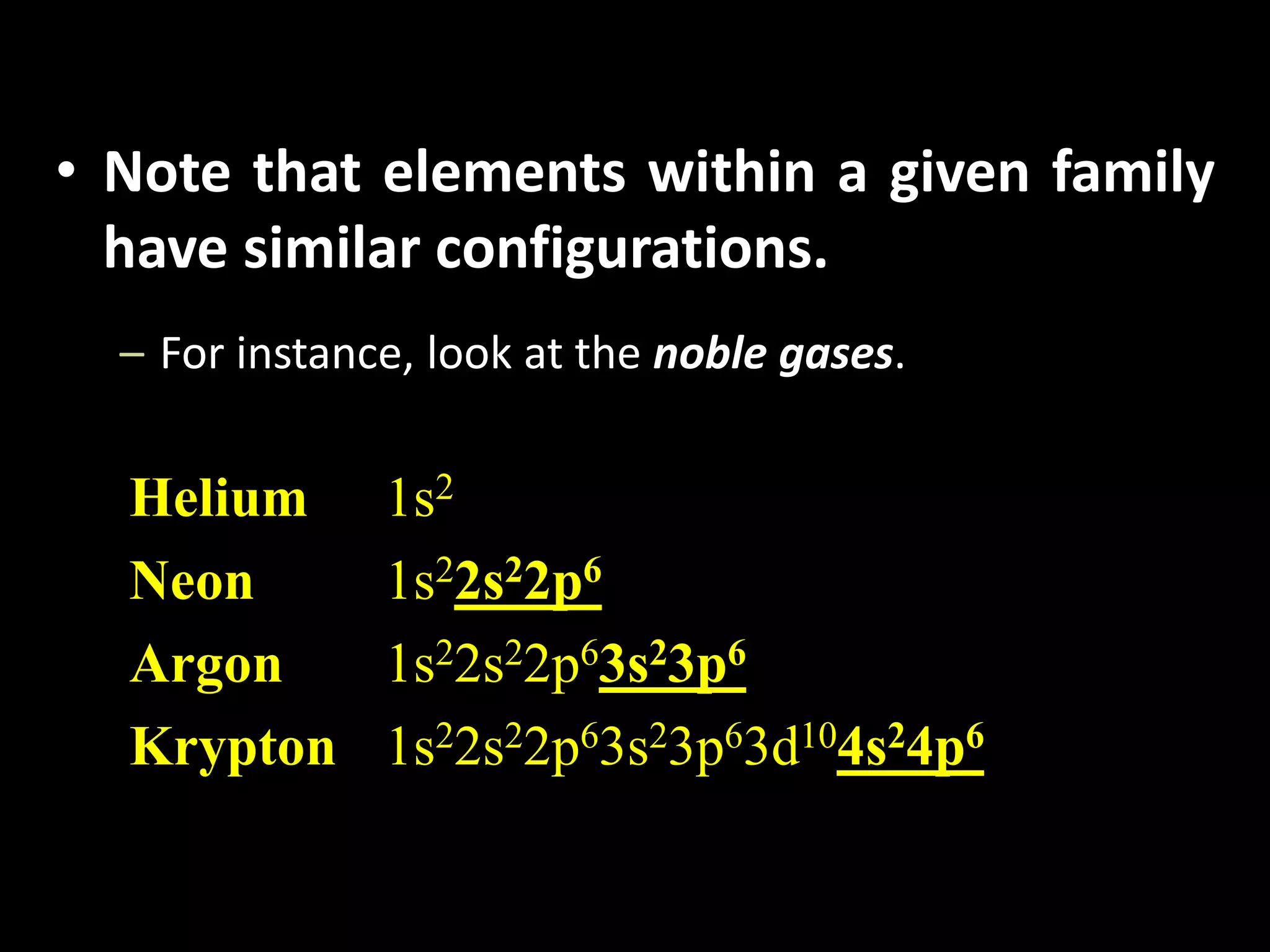 Electronic configuration final | PPTX