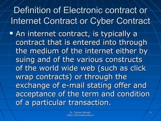 Electronic Contracts | PPT