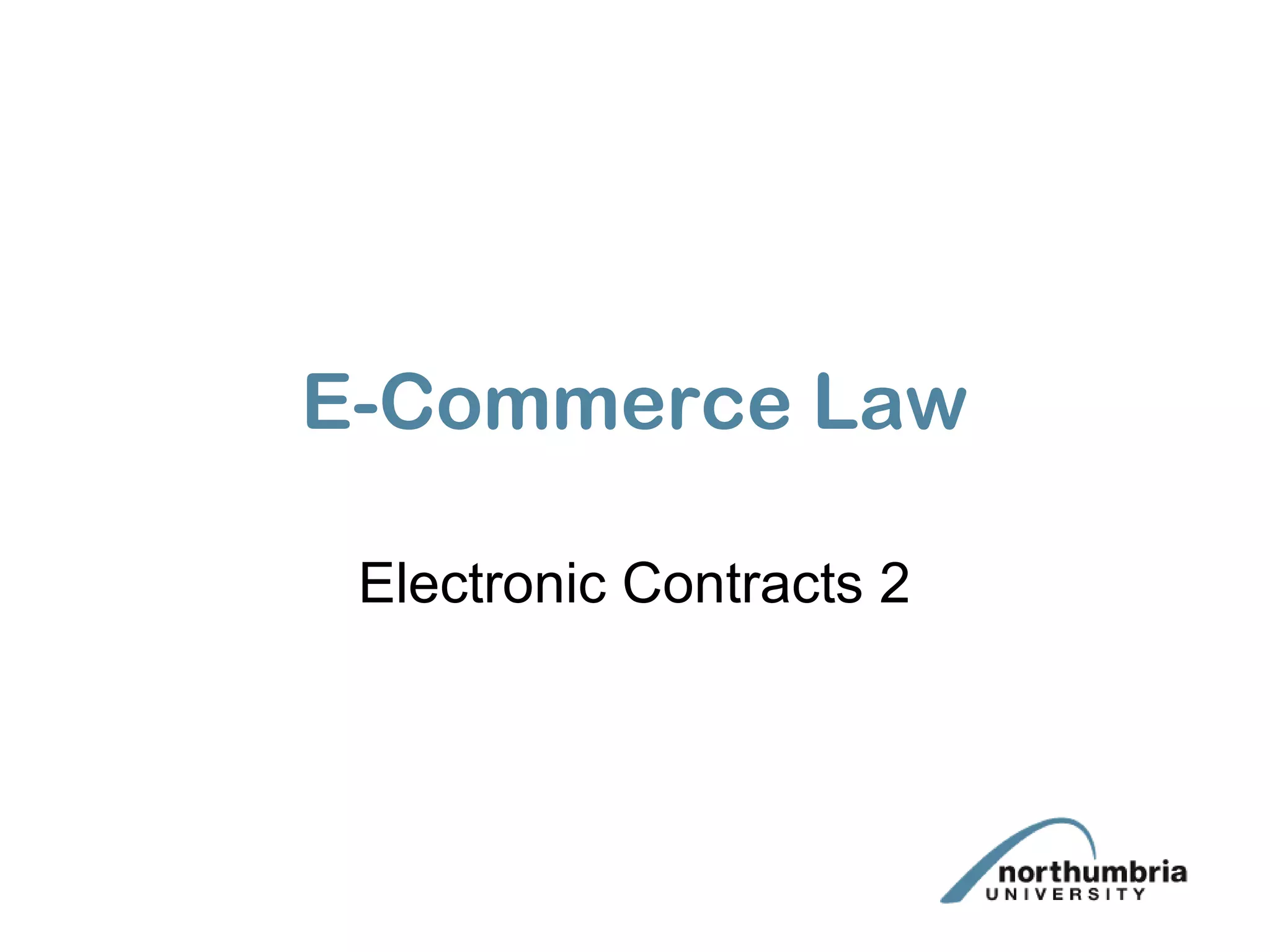 Electronic contracts 2 | PPT