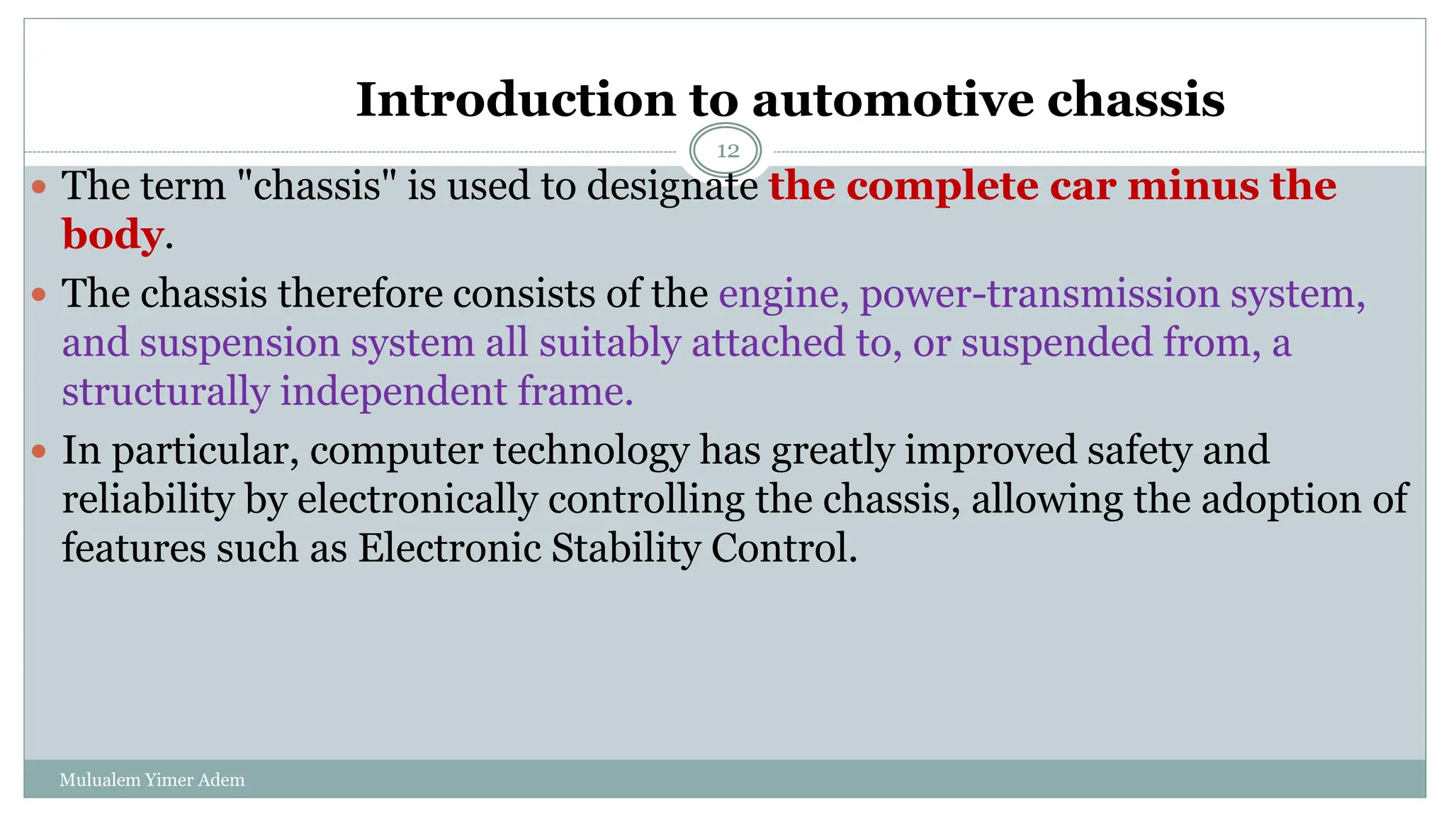 Electronic controlled Automotive chassis and drive train.pptx
