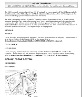 Manual reparacion Jeep Compass - Patriot Limited 2007-2009_Electronic ...
