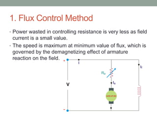 Electronic control of dc motors | PPTX