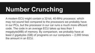 Electronic Control Unit(ECU) | PPTX